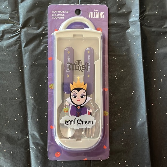 Disney | Dining | Disney Villains Evil Queen Snow White Flatware Fork ...